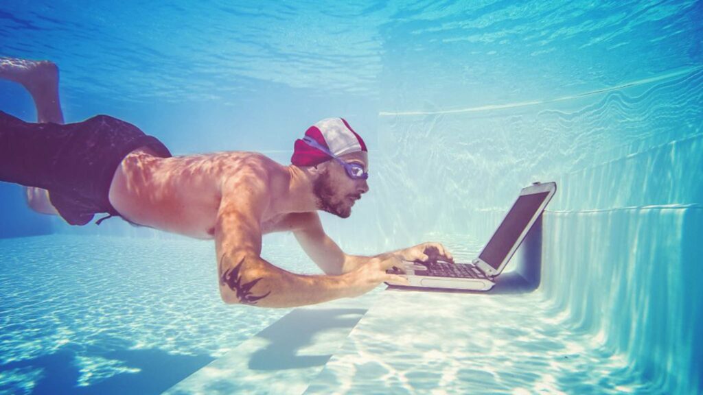 Laptop, Lap Pool, or Lap Dog? by Chip Conley